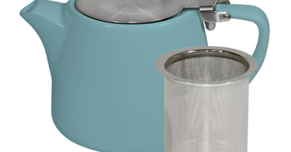 Brew Stackable Infusion Teapots Maya Blue 500ml (2 Pack)