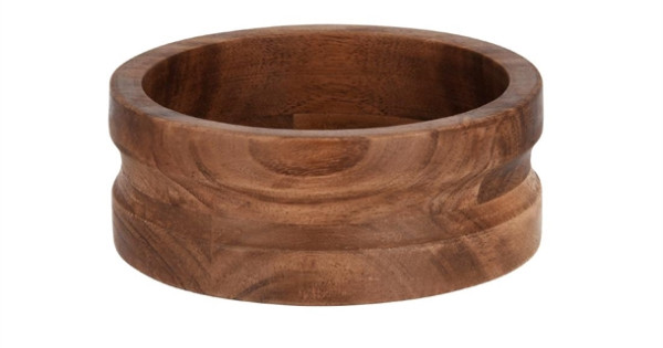 Chef Inox Serve Round Bowl With Straight Sides Acacia - 160x60mm (6 Pack)