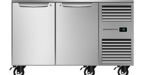 SKOPE ProSpec Two Solid Door Underbench GN 1/1 Right Hand Fridge