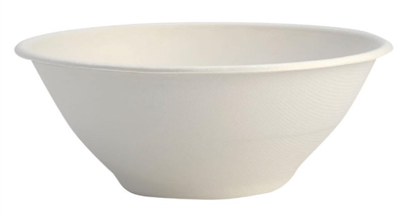 BioPak BioCane Bowls White - 1180ml 40oz (400 Pack)