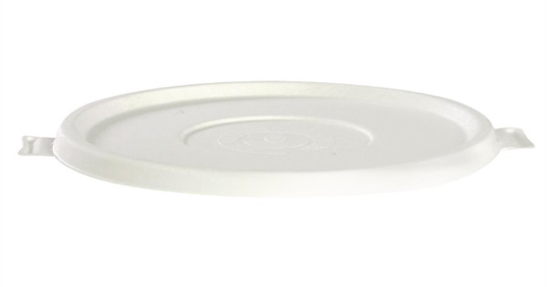 BioPak BioCane White Lids to Suit 800-1180ml (400 Pack)